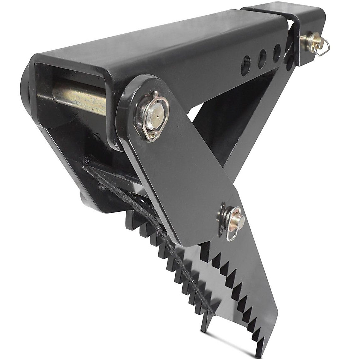 Titan Attachments 36" Extreme Weld On Backhoe Thumb Hoe Clamp 5/8" Steel Plate Assembly Adjustable