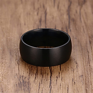 ZKXXJ Customized Stainless Steel Air Force/Firefighter/Army/Marine/Navy Band Rings for Him,Personalized ID Name Date Ring,Birthday Christmas Anniversary Gift for Son Dad Boyfriend Brother Friend