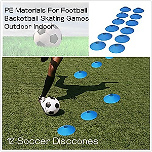 KATZEIST Agility Training Equipment, Kids Soccer Hurdles Agility Ladder Equipment Set Agility Training Set for Tennis, Football, Soccer, Basketball,Speed Agility Training kit, Blue