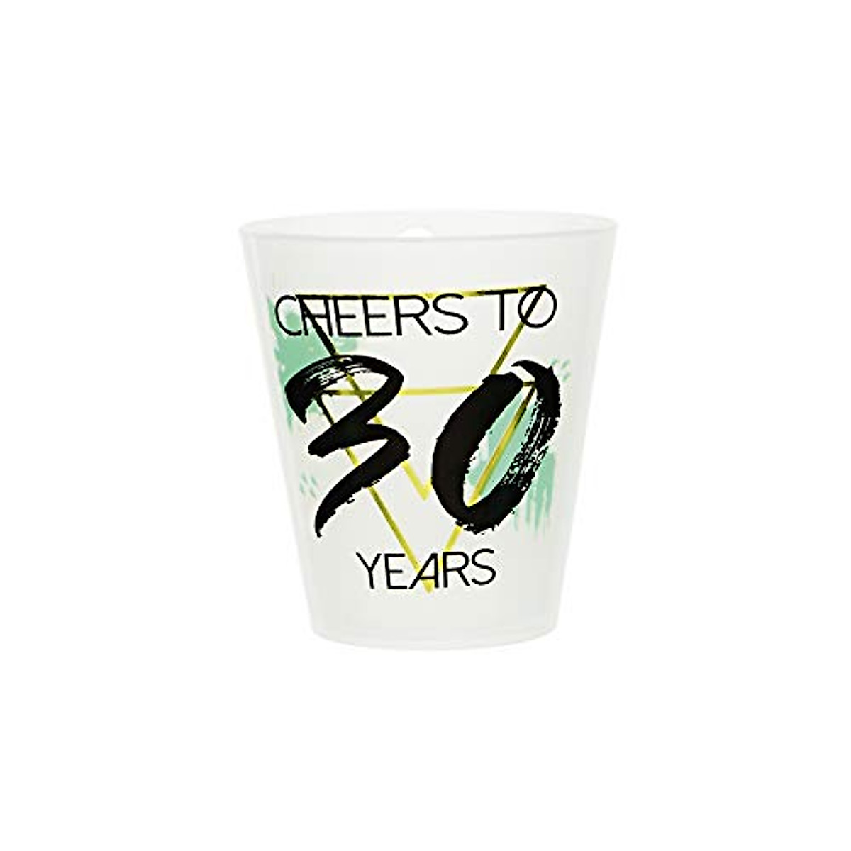 Pavilion - 30th Birthday Novelty Glow In The Dark Shot Glass Beaded Necklace Party Supplies
