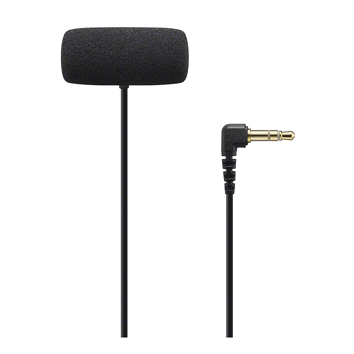Sony ECM-LV1 Compact Stereo Lavalier Microphone Bundle with Hardshell Storage Case (2 Items)