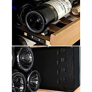 Allavino 24" Wide Vite II Tru-Vino 99 Bottle Dual Zone Stainless Steel Right Hinge Wine Refrigerator