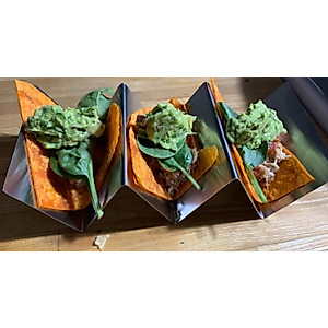 Stainless Taco Holders Stand 3 Tacos Each. Heavy Duty Quality! Taco Shell Holders - Taco Stainless Stand - Taco Baking Rack - Soft Taco Stand & Hard Taco Holder - Taco Shell Tray Tuesday Server (2)