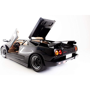 Maisto 1:18 Scale Lamborghini Diablo SV Diecast Vehicle, Black and White (31844BK)