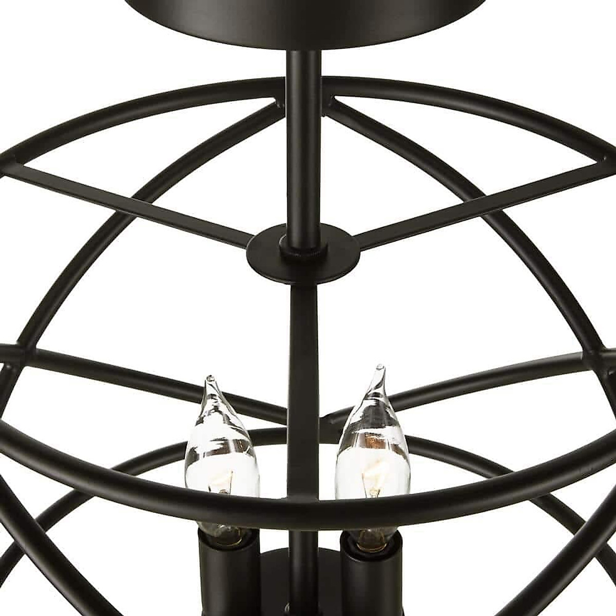 Hampton Bay Hastings 4-Light Satin Bronze Chandelier