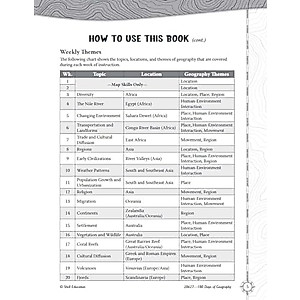 180 Days™: Social Studies, Geography for 6th Grade Practice Workbook for Classroom and Home, Cool and Fun Practice Created by Teachers (180 Days of Practice)