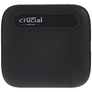Crucial X6 4TB Portable SSD - Up to 800MB/s - PC and Mac - USB 3.2 USB-C External Solid State Drive - CT4000X6SSD9