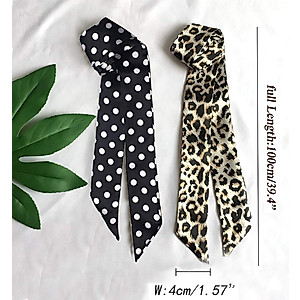 kcctoo Purple Blue Scarf Bags for Women Handbag Scarfs Band Hair Neck Scarves Fashion Gifts