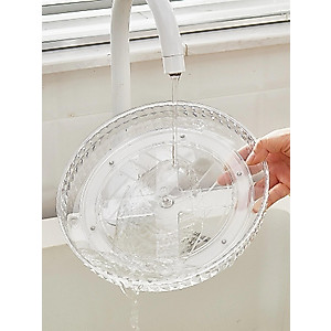 Tamias Lazy Susan Cabinet Organizer for Pantry Organization and Storage, 9.5 Inches – Refrigerator Organizer for Fridge, Countertop, Cupboard, Living Room Medicine Cabinet