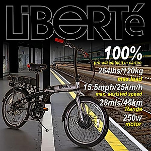 Swifty Liberte Electric Bike, Black, Medium