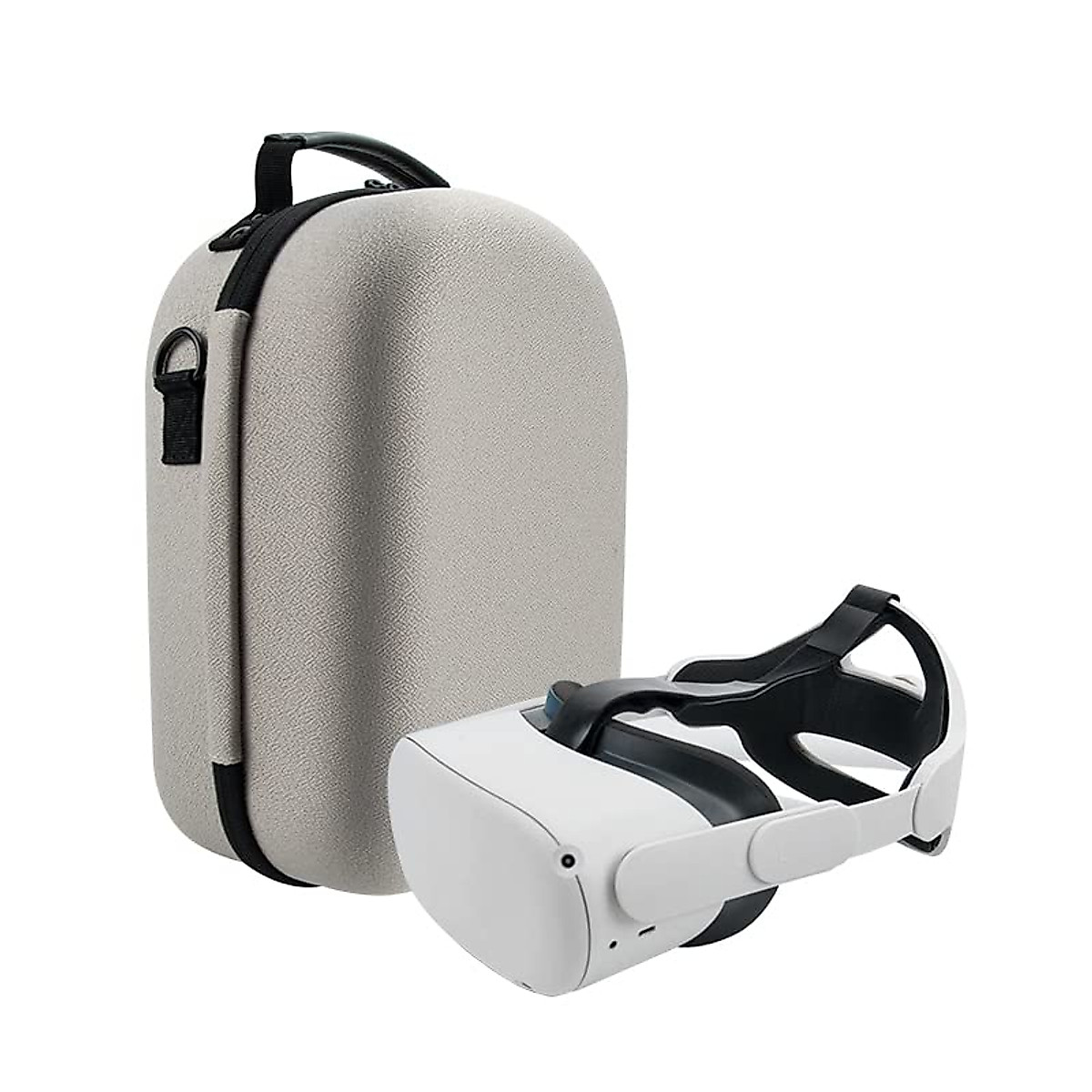 subeirey Carrying Case for Oculus Quest 2 Advanced All-in-One Virtual Reality Headset, Designed for Portable Protection of Your VR Headset & Accessories