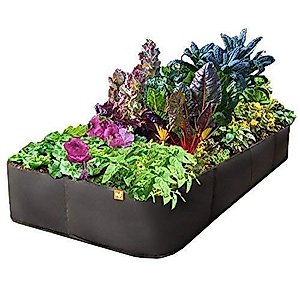 3 ft X 6 ft Victory 8 EZ-GRO Med Rectangle Raised Garden Bed Just Right Size AeroFlow Proprietary Fabric Grow Your OWN