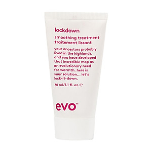 EVO Lockdown Smoothing Treatment - Leave-In Hair Treatment - Protects Color-Treated Hair and Reduces Frizz - Travel Size, 30ml / 1.01fl.oz