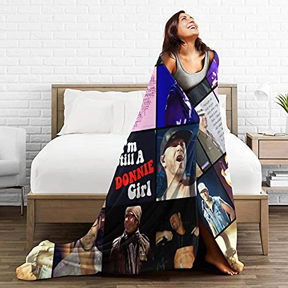 Blankets Donnie Wahlberg Soft and Comfortable Bed Blankets Bedding Micro-Pile Wool Blankets Room Decoration Carpets Living Room Sofas Throw Blankets