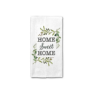 CANARY ROAD Home Sweet Home Dish Towel | Housewarming Present | New Homeowner Gift | Housewarming Towel | New Home Owner Present