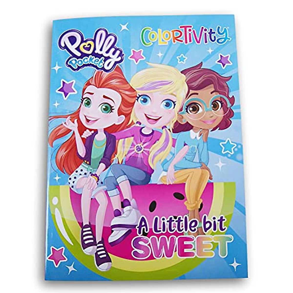 Polly Pocket ''A Little Bit Sweet'' Colortivity Coloring and Activity Book - 80 Pages
