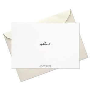 Hallmark Thank You Cards Assortment, Navy and Gold (50 Thank You Notes with Envelopes for Wedding, Bridal Shower, Baby Shower, Business, Graduation)