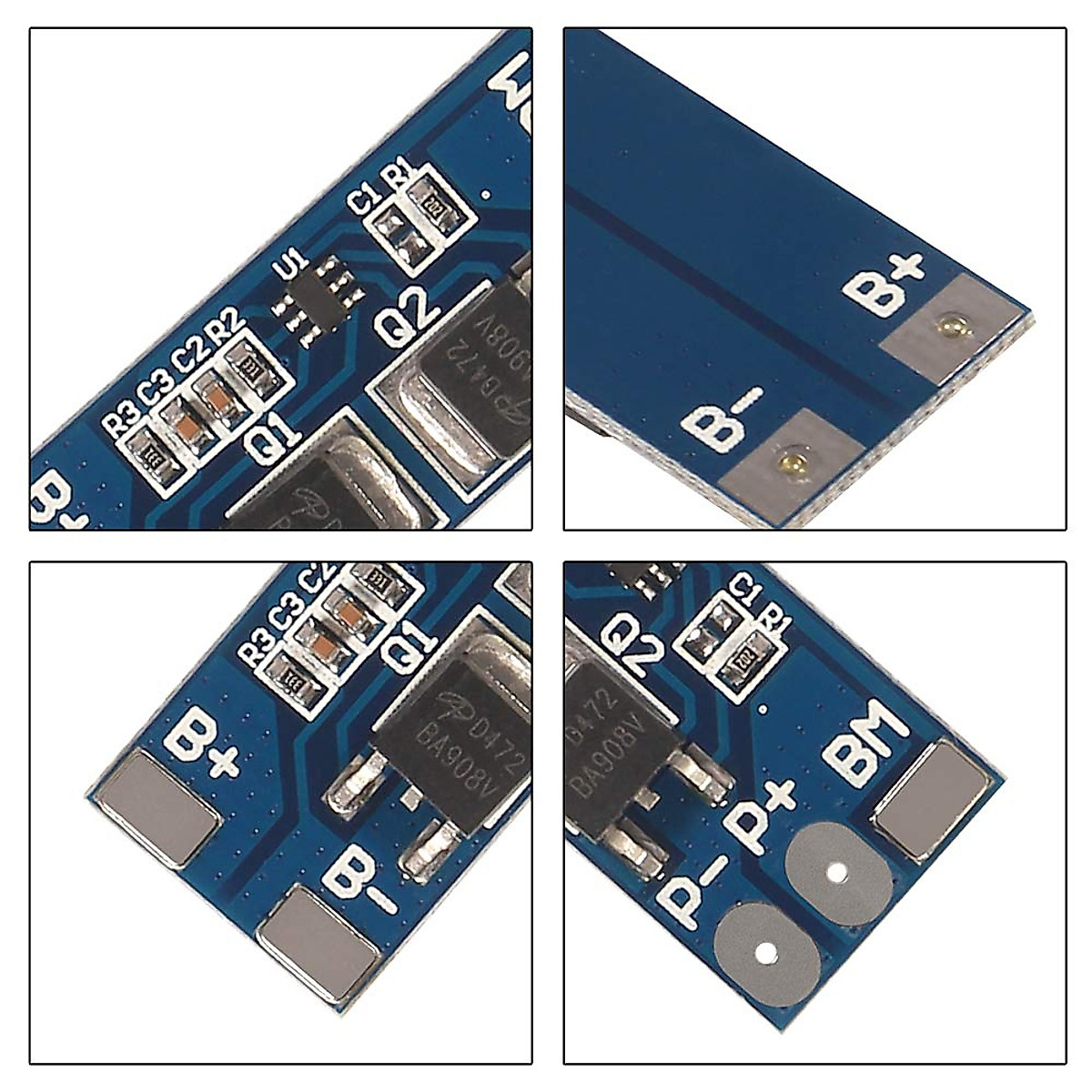 ACEIRMC 5pcs 2S 8A Li-ion 7.4V 8.4V Li-ion Lithium Battery 18650 Charger PCB Protection Board for Li-ion Lipo Battery Cell Pack