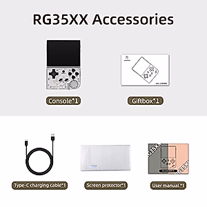 Anbernic RG35XX Retro Handheld Game Console - Dual System Linux + Garlic OS- 64Gb TF Card 6831 Built In Arcade Games - Handheld Emulator - 3.5 IPS OCA Screen 2600 Mah Battery. Plug & Play Video Games