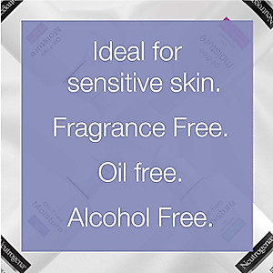Neutrogena Oil Free Moisture Daily Hydrating Facial Moisturizer & Neck Cream with Glycerin - Fast Absorbing Ultra Gentle Lightweight Face Lotion & Sensitive Skin Face Moisturizer, 4 fl. oz (Pack of 2)