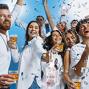 FoldTier 48 Pieces Nurse Gifts Include 12 Nurse Shot Glasses 1.8 Oz 12 Keychains 12 Gift Bags 12 Cards Nurse Appreciation Gifts for Nursing Students Graduation Gift Funny Birthday Presents School Gift