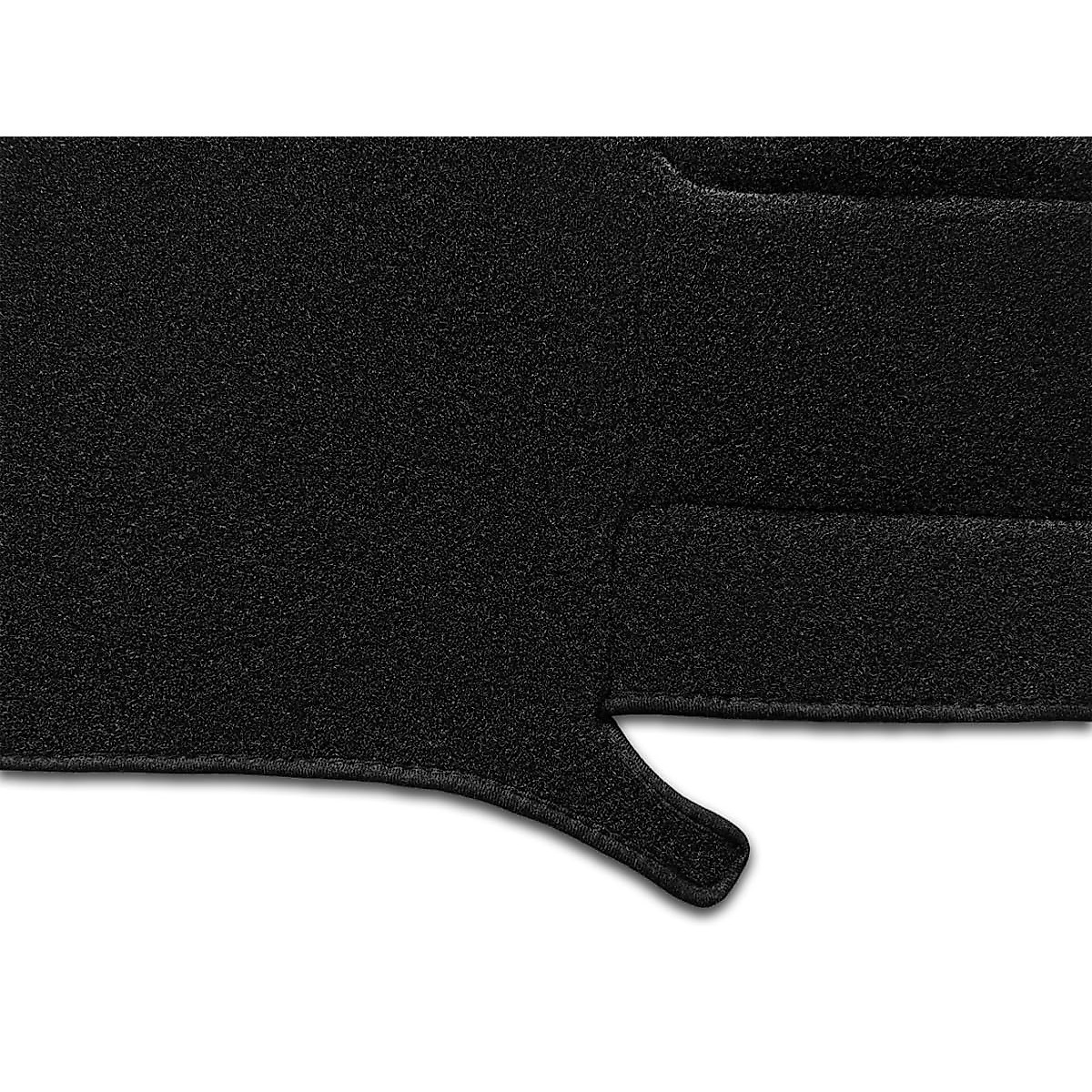 Yiz Dashboard Cover Dash Cover Mat Fit for Ford F150 F250 F350 Bronco 1992 1993 1994 1995 1996 1997 (Black) J20
