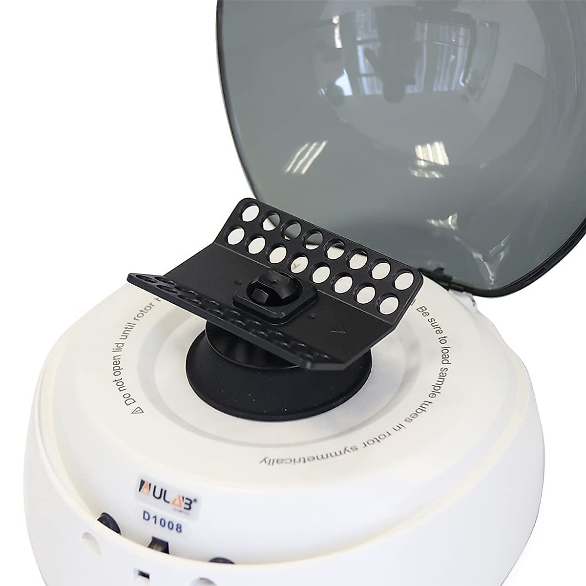 ULAB Mini Centrifuge, Lab Benchtop Micro Centrifuge 7000RPM, Low Noise, 2 Rotors for 8 x 0.2/0.5/1.5/2.0ml and 0.2mL×32 PCR Strips or 0.2mL×4 PCR 8 Strips, UMP1008