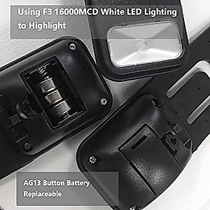 Multifunctional Book Light, GIANTRIO Flexible LED Bookmark Light for Reading in Bed, Book Light, Phone Stand, Bookmark, Pen Holder.Unique Gift for Readers & Kids, Black