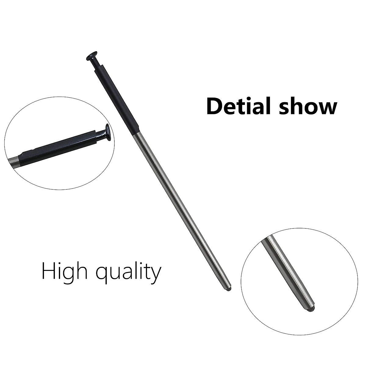 2 Pack Stylus Pen Stylus Pen Replacement for Motorola Moto G Stylus 2021 XT2115 All Verison S Pen Black, Not for G Stylus 5G(2021)
