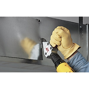 Malco C5A2 Impact Power Assisted Crimper & TS1 Turbo Shear 20 Gauge Capacity Sheet Metal Cutting Attachment