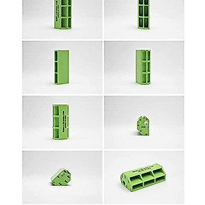 Simple Scribe Scribing Tool for Woodworking, Carpentry Tool Ideal for Cabinets, Countertops, Flooring, and Paneling, Multipurpose Pencil Scribe Tool for Marking (Green)