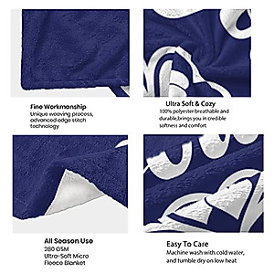 Abaysto to My Mom Blanket, from Son, Daughter, Soft & Cozy Flannel Throw Blanket for Mom, Best Presents for Mom Birthday, 50" x 60"