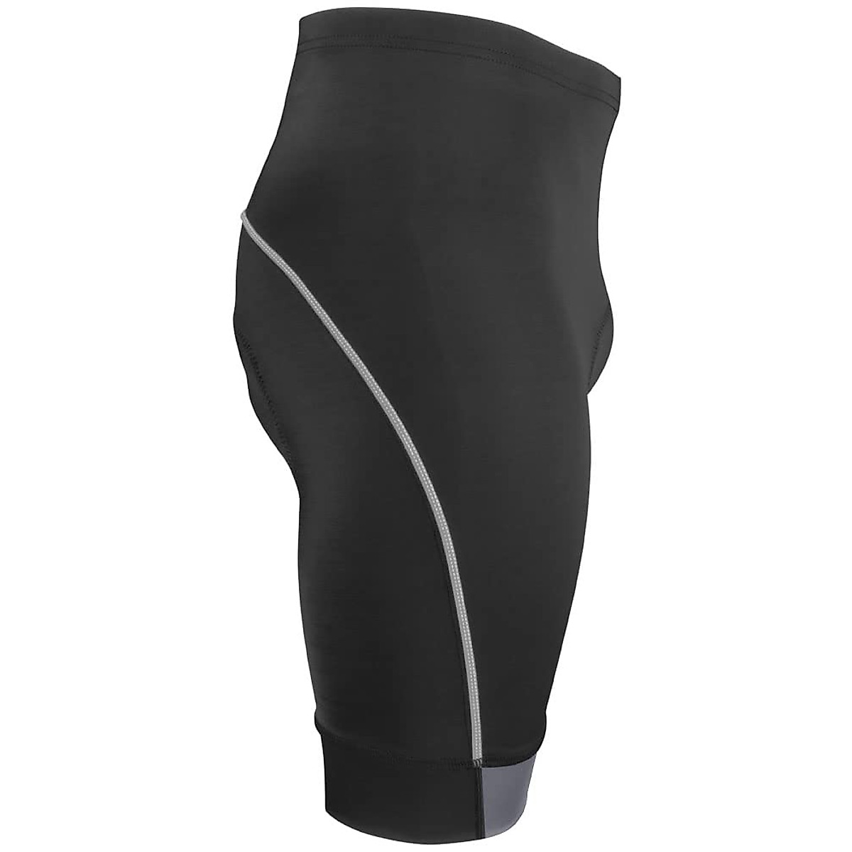 AERO|TECH|DESIGNS | Big Men's Clydesdale Padded Bike Shorts | 1X-Large | Charcoal