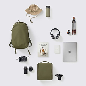 Urth Norite 24L Modular Camera Backpack – for DSLR Camera, Lens, 15/16” Laptop, Weatherproof + Recycled (Green)