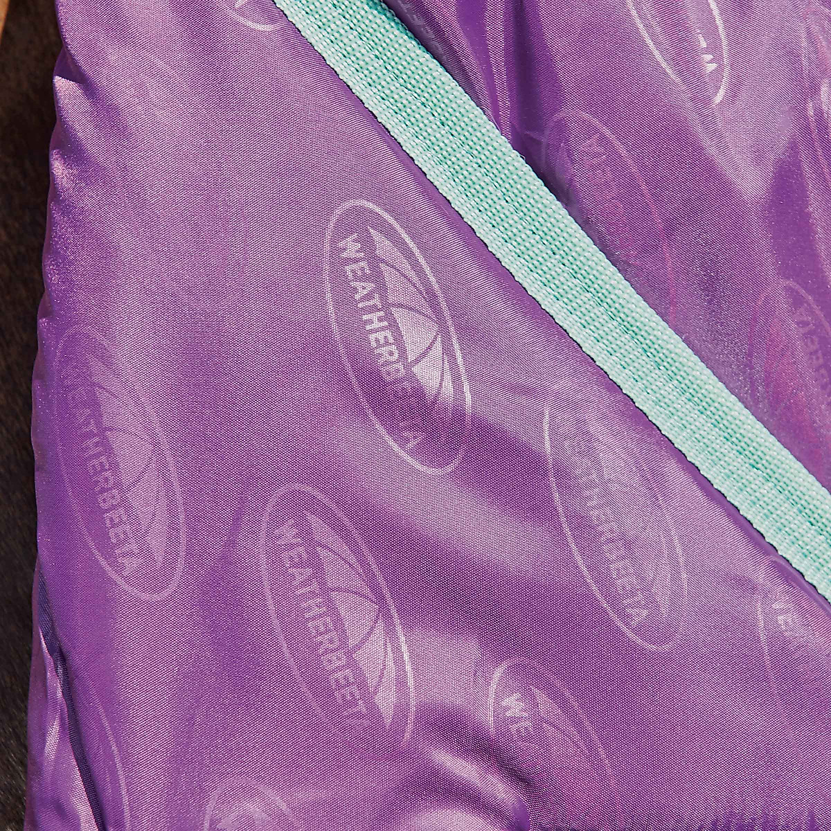 WeatherBeeta ComFiTec Premier Freedom Pony Standard Neck Lite Horse Blanket, Purple/Navy/Mint, 69"