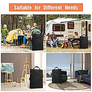 Yoyong Solar Panel Storage Bag, Carry Bag for Jackery 100W Solar Panel Kit Portable Solar Panel Carrier Protective Case, Can Hold 2 Panels - 23" X 33"