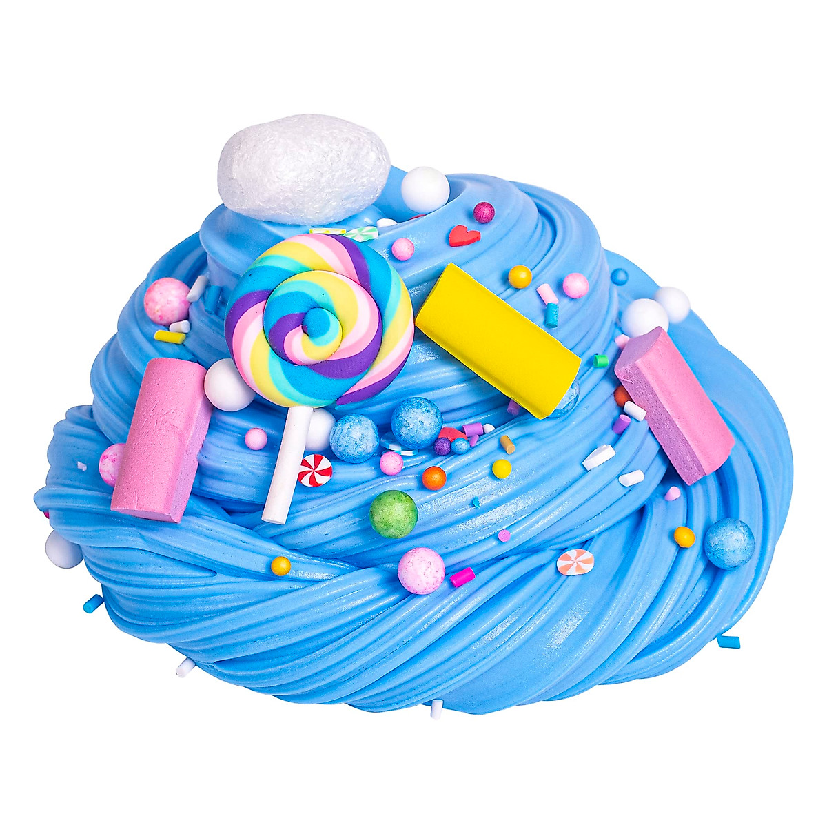 Butter Slime Kit 5 Pack, Scented Candy Christmas Slime Party Favors for Girls and Boys, DIY Putty Toys for Kids, Soft Stretchy & Non-Sticky, Cute Stuff, Basket Stuffers