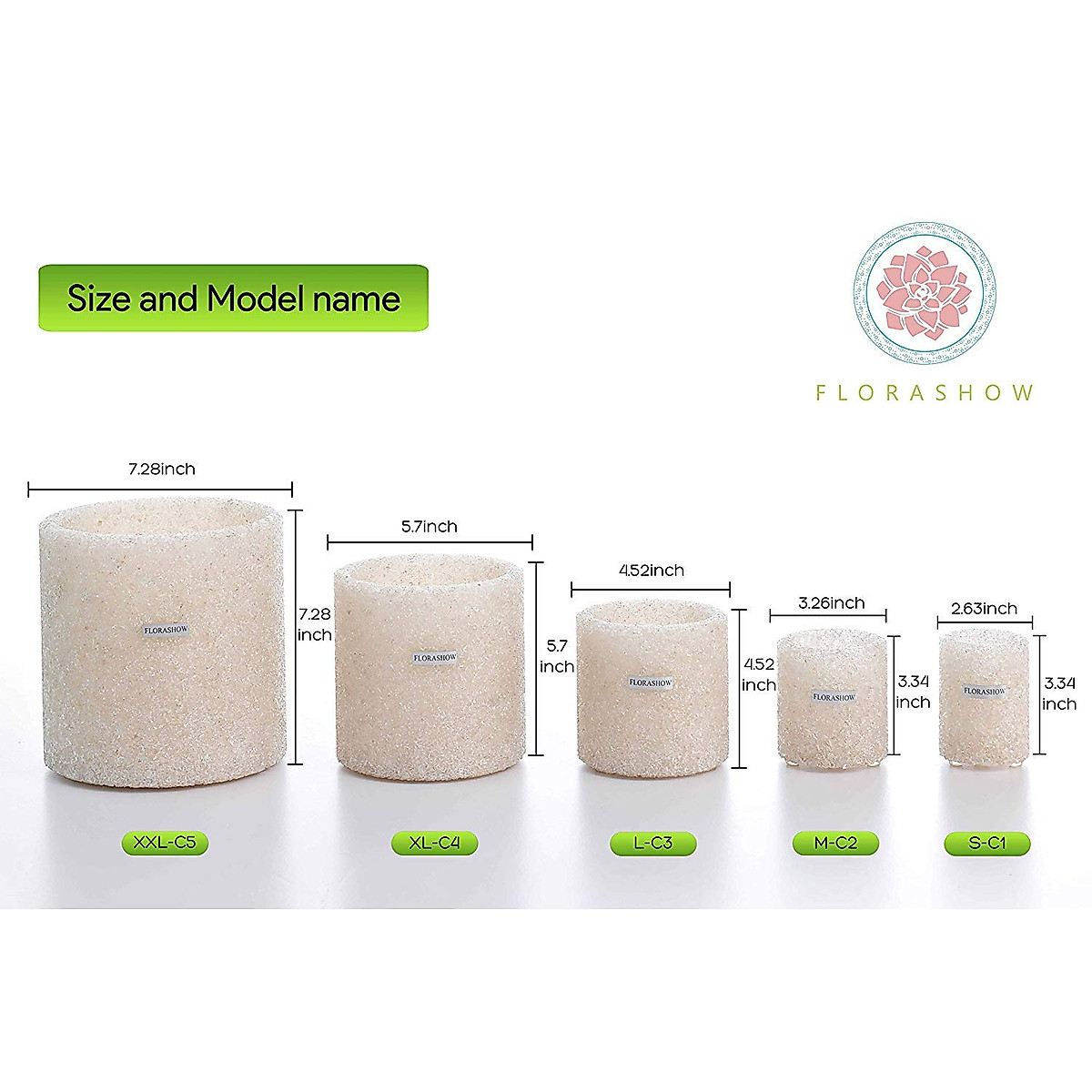 FLORASHOW Succulent Pots,White Crystal Materials Mini 3.26 inch Succulent Planter Pot, Ultra-Breathable, Water-Permeable Suitable for Succulents, Cactus, Smaller Plants and More