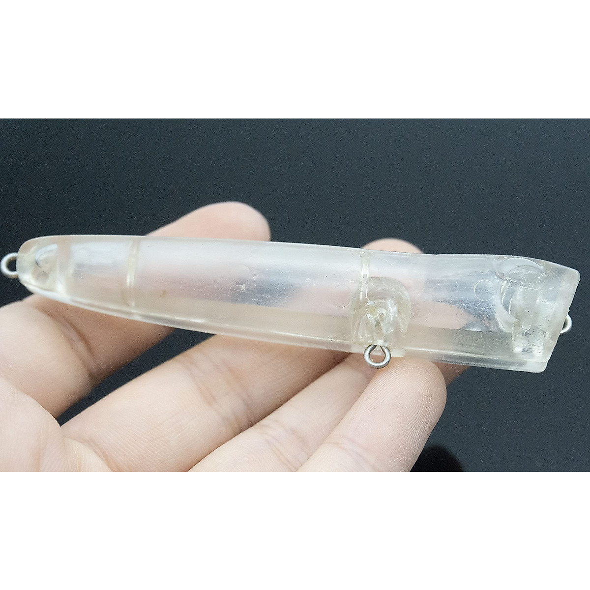 10PCS Unpainted Lure Blanks 10.56g 8.8cm Crankbait Simulation Blank Body Clear Hard Baits Trout Salmon Minnow Lure Popper Lures Topwater Freshwater 65