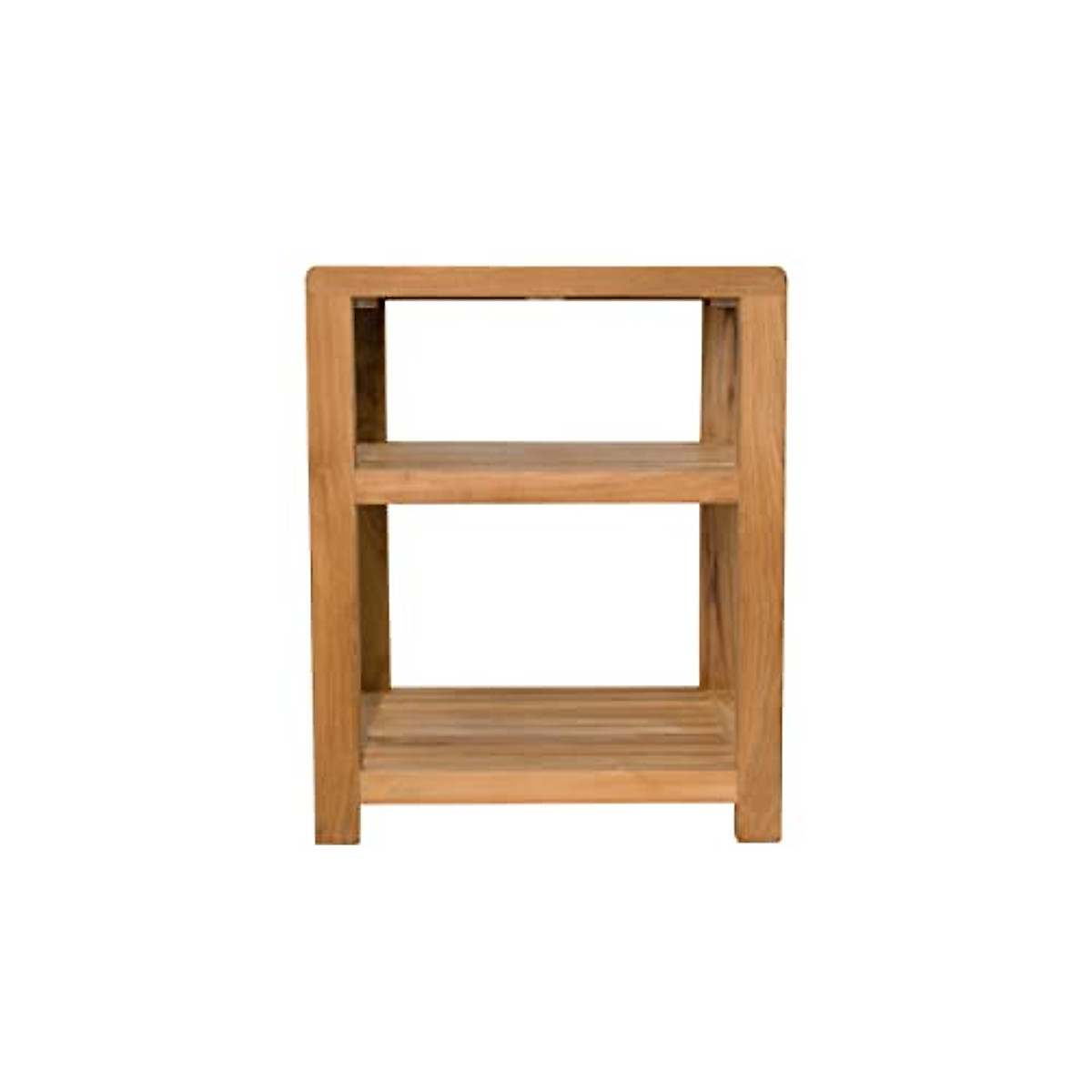 Nordic Style Natural Teak Spa/Bathroom - Under Sink Storage Bench - 14"