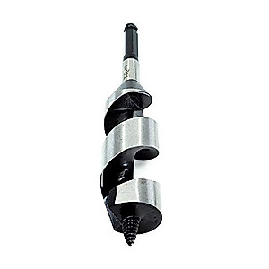 Benchmark Abrasives 1-1/2" Auger Drill Bit for Wood, 7/16” Hex Shank, Fast Drilling Bits for Soft and Hard Wood, Plastic, Plywood, Lumber, Drywall, and Composite Materials (1-1/2")