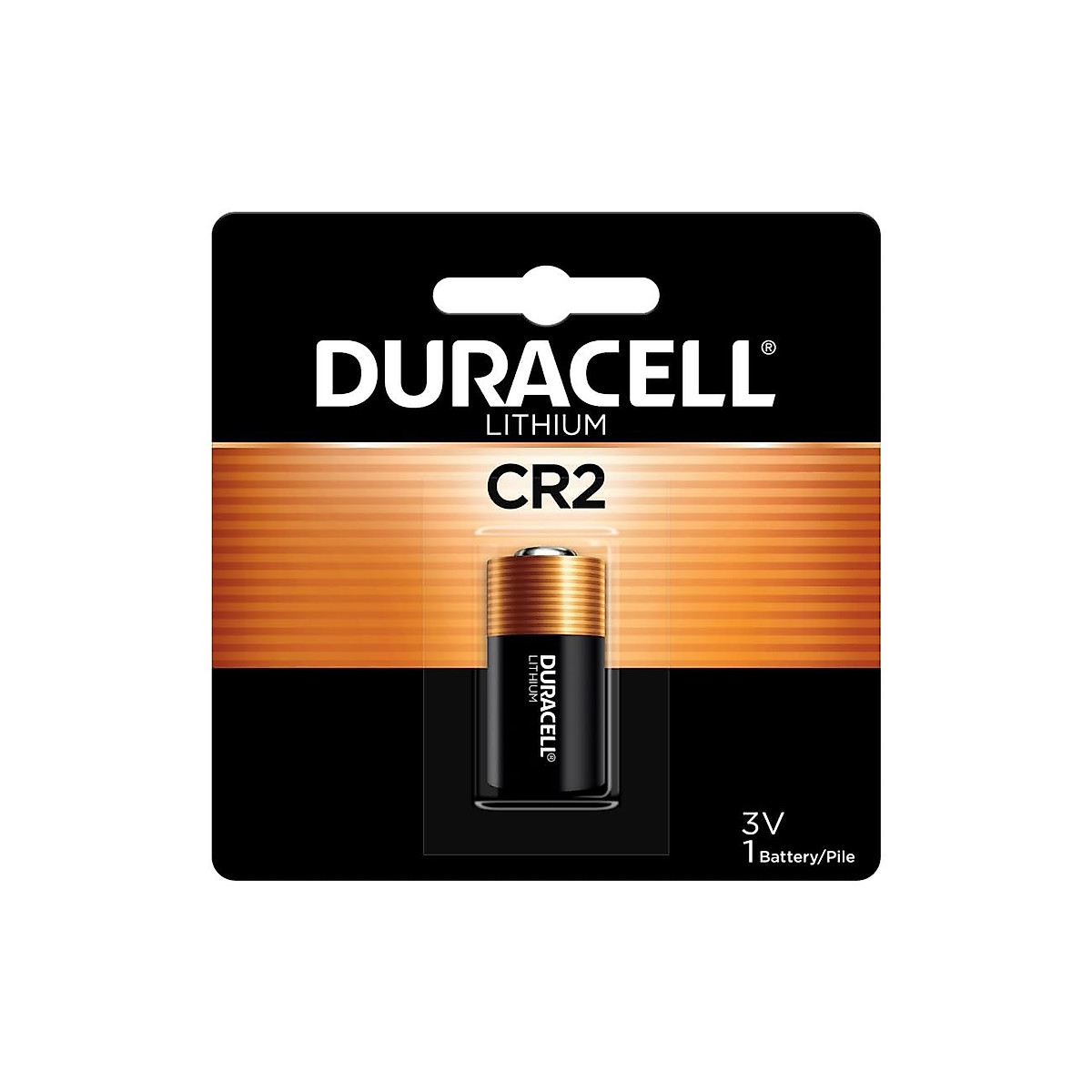 Duracell DLCR2BPK Ultra High Power Lithium Battery, CR2, 3V, 1/EA