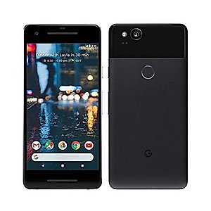 Google Pixel 2 64 GB, Black Factory Unlocked (Renewed)