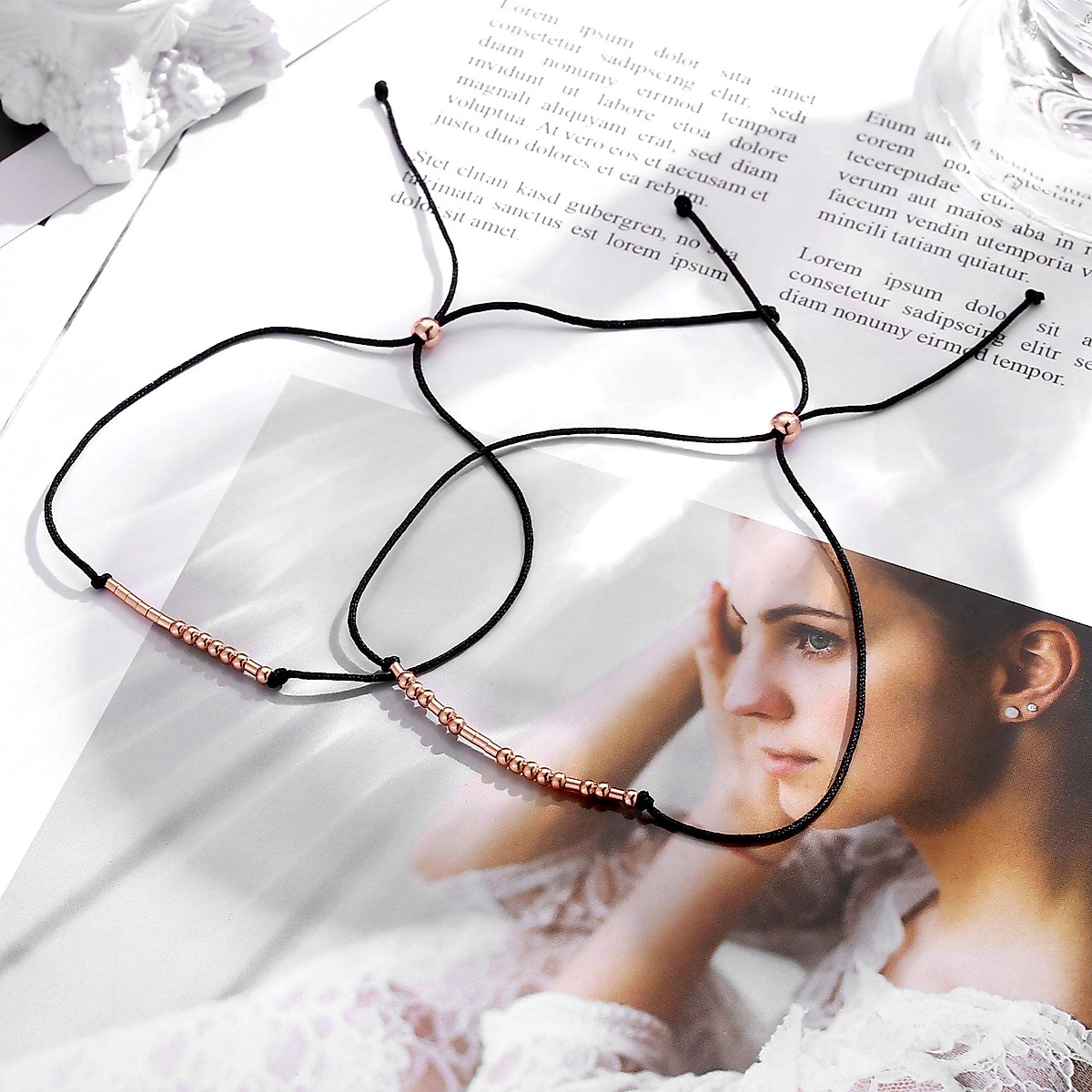 IEFWEEL Morse Code Bracelets for Women, S925 Sterling Silver Inspirational Morse Code Bracelets Friendship Gifts for Women Jewelry Gifts for Friends Female Friend Gifts for Her Friendship Bracelets