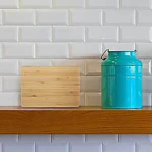 BambooMN Small Premium Bamboo Serving and Cutting Board, Charcuterie, Home and Everyday use - 7.9" x 5.5" x 0.4" - 10 pcs