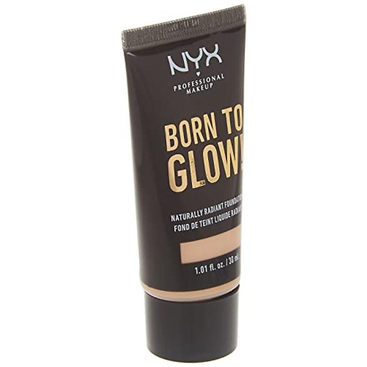 NYX PROFESSIONAL MAKEUP Born To Glow Naturally Radiant Foundation, Medium Coverage - Vanilla