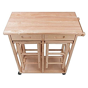 Winsome Wood Suzanne Kitchen, Square, Natural, Beech