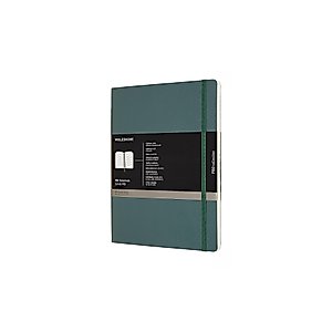 Moleskine PRO Notebook, Soft Cover, XL (7.5" x 9.5") Professional Project Planning, Forest Green, 192 Pages