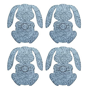 4Pcs Easter Cutlery Bag Set Festive Party Cutlery Decoration Bag Cutlery Decoration PZ3