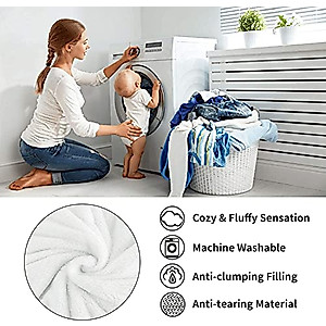 Cute Blobfish Fleece Throw Blanket Super Soft Lightweight Bed Throw Bed Couch Plush Warm Blanket for Kids Adult School Office Throw 40X50inch